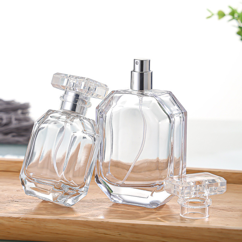 30ml - 100ml Diamond Shape Glass Perfume Bottle